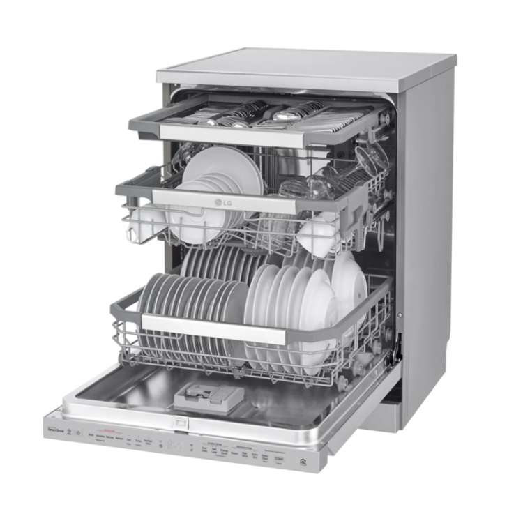 غسالة اطباق من ال جي - السعة 14 فرد - DFB325HS - شارع عبد العزيز