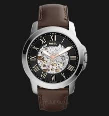 ساعة فوسيل تاونزمان للرجال بمينا اسود وبسوار جلدي - ME3153.5 - شارع عبد ...