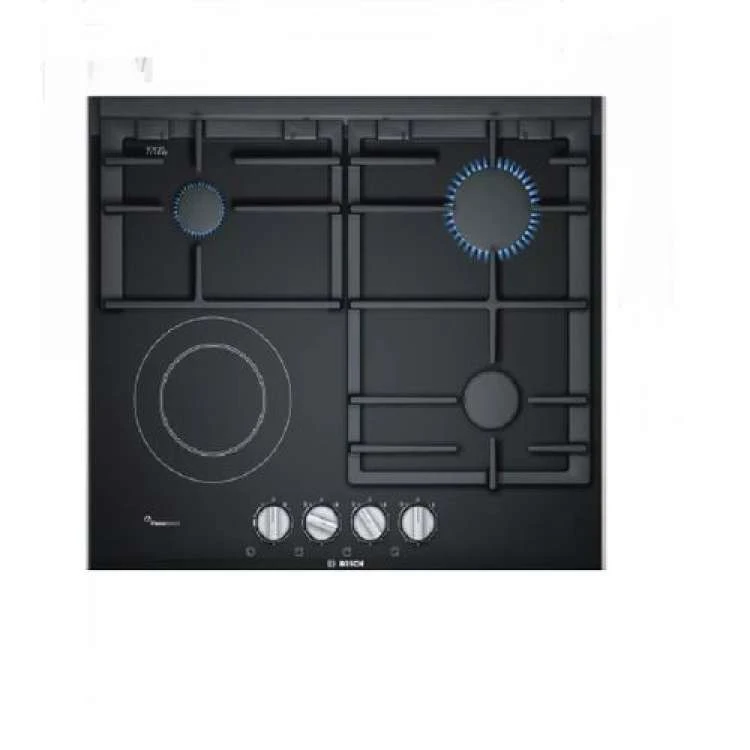 Bosch مسطح مشكل (غاز وكهرباء) 60 سم سيراميك ، أسود PRY6A6B70Q - شارع ...